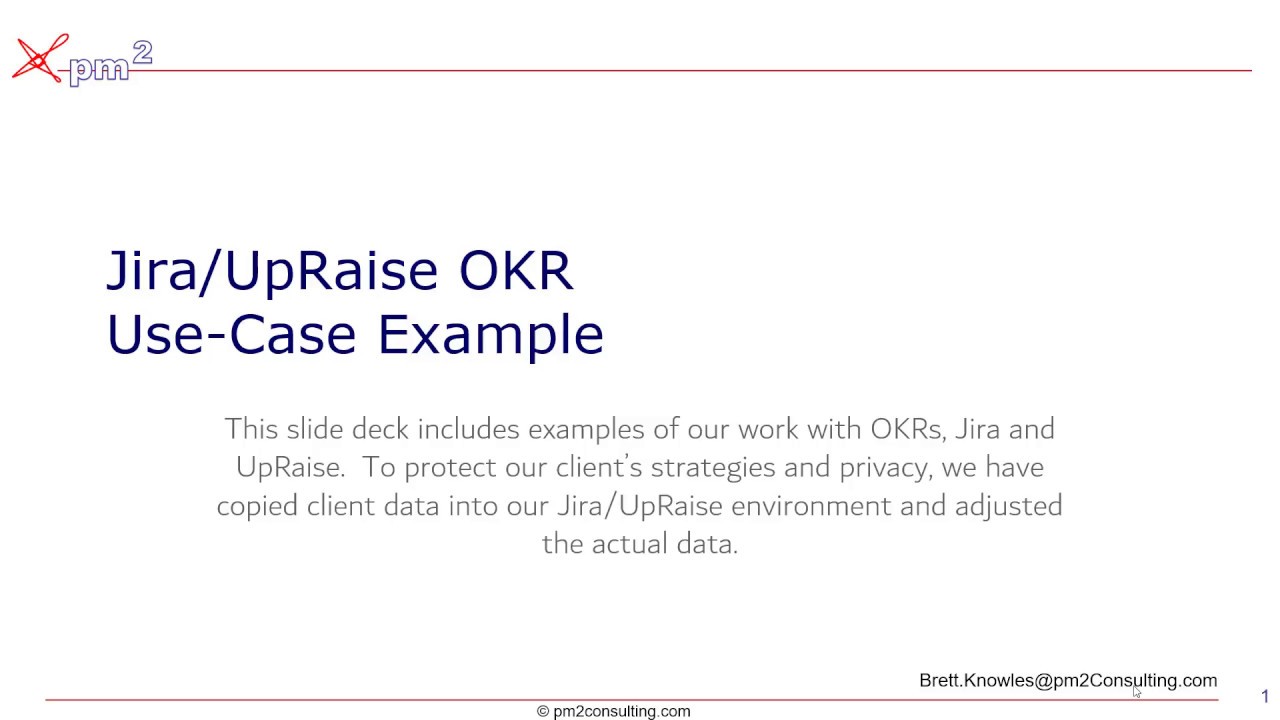 UpRaise OKR Demo - YouTube