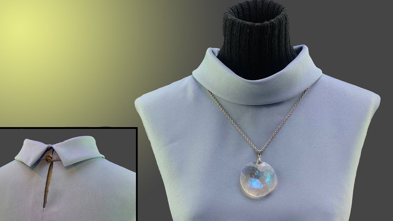 Perfect Sewing Tricks⭐️Stylish Roll Collar For Beginners - YouTube