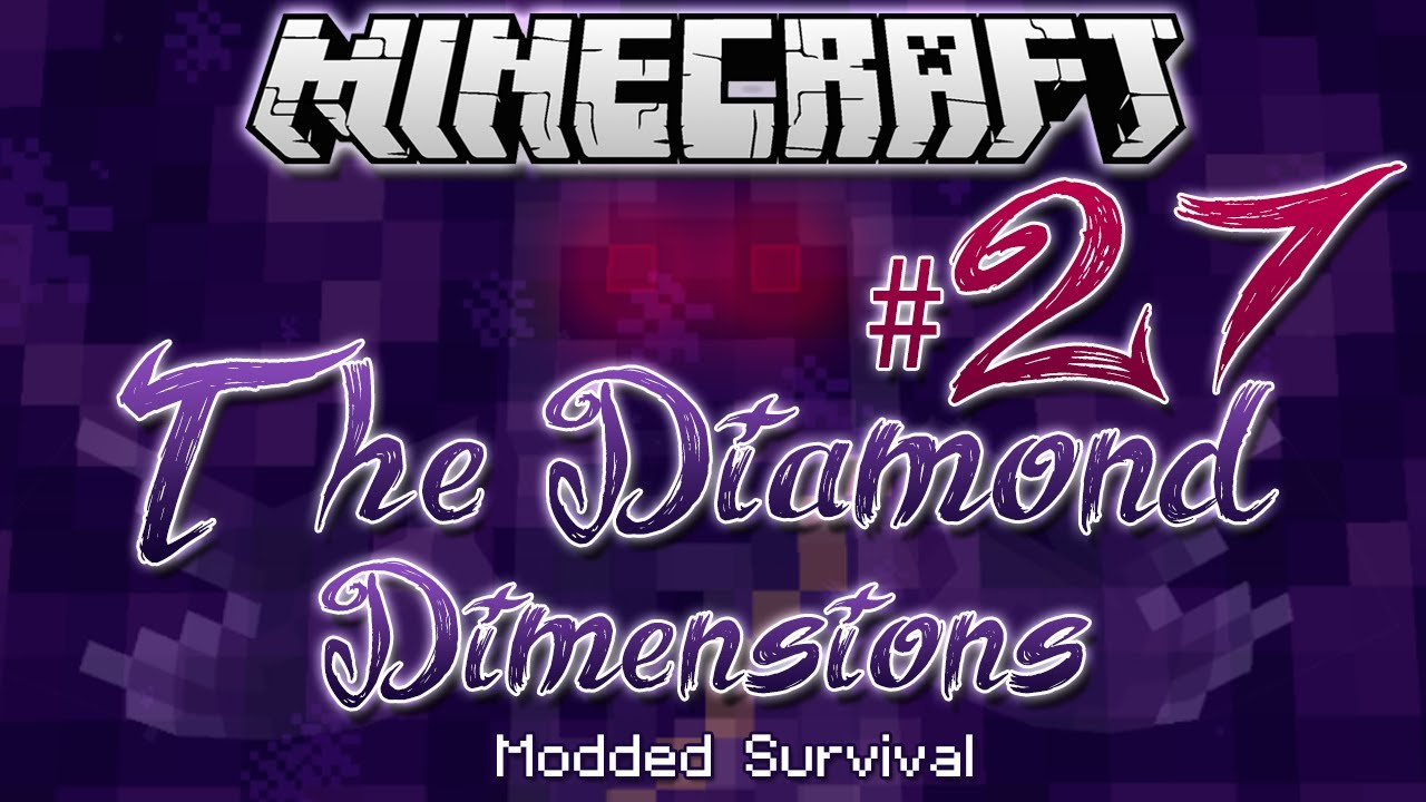 "NETHER FORTRESS" | Diamond Dimensions Modded Survival #27 | Minecraft ...