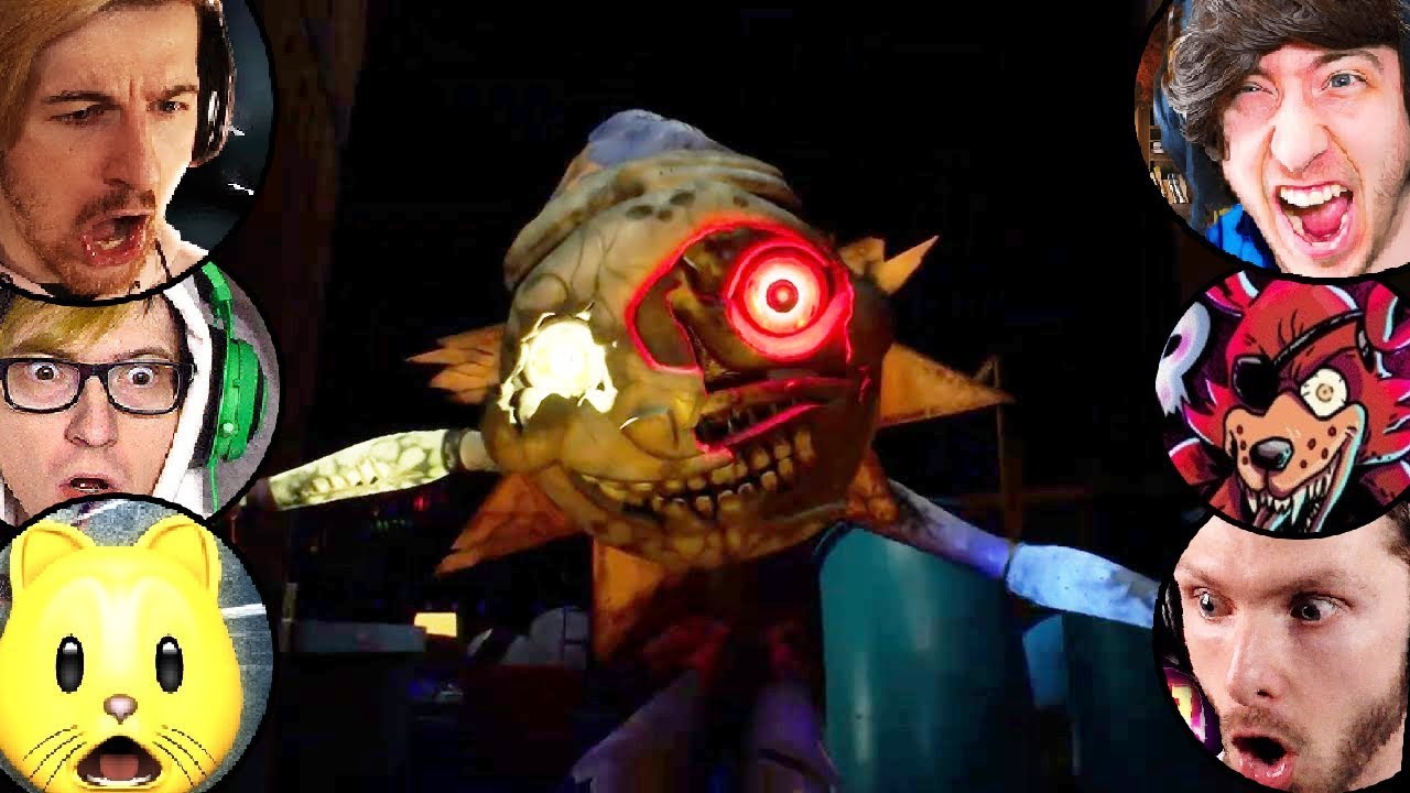 GAMERS REACT TO Sun & Moon in FNAF RUIN SECURITY BREACH DLC TRAILER ...