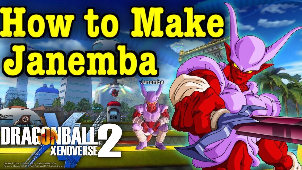 How to make Janemba In Dragon Ball Xenoverse 2 - YouTube