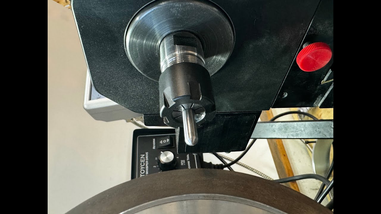 How to grind a full radius on the end of a steel or carbide rod - YouTube