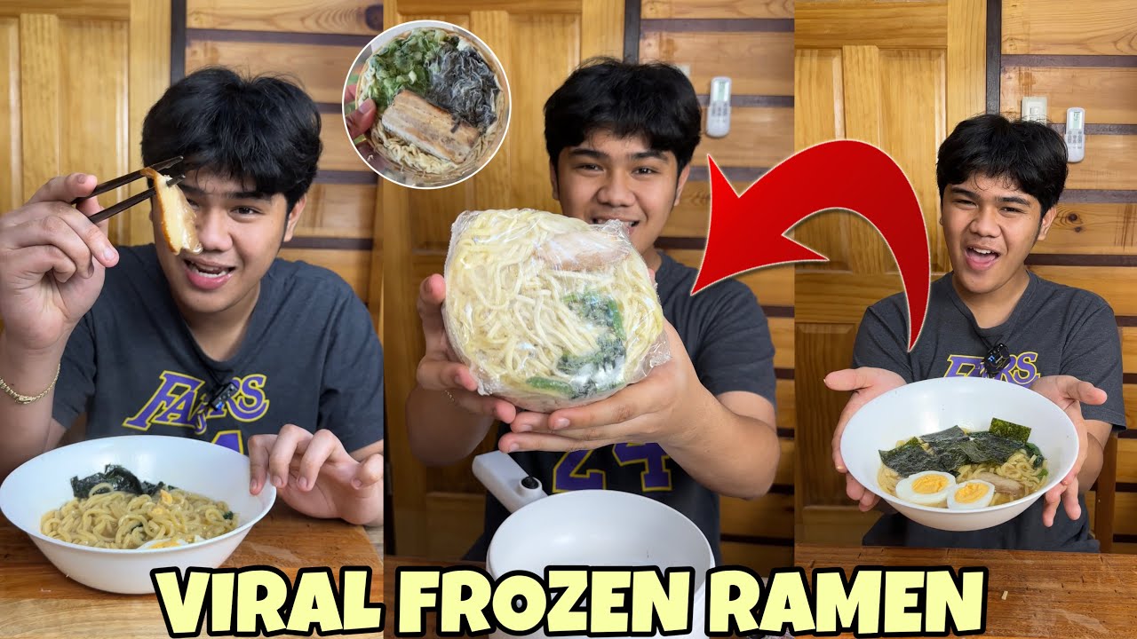 TRENDING FROZEN RAMEN IN TIKTOK(NAKAKAIN NABA KAYO NITO!!?) - YouTube