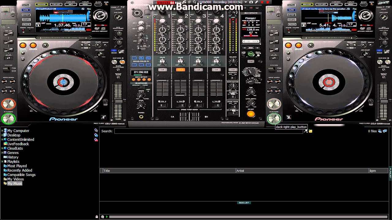 Mix on skin Cdj 2000 Nexus+Djm 900 - YouTube