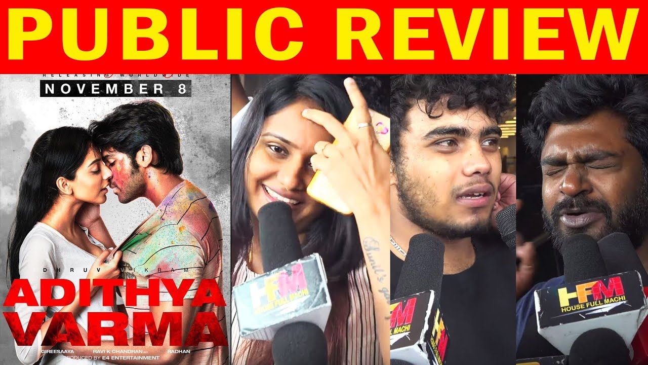 Adithya Varma Public Review | Dhruv Vikram | Vikram | Adithya Varma ...