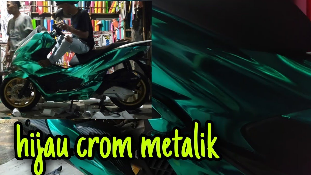 ANJAYYY BANGET. HASIL PEMASANGAN SKOTLET HIJAU CROM METALIK. # ...