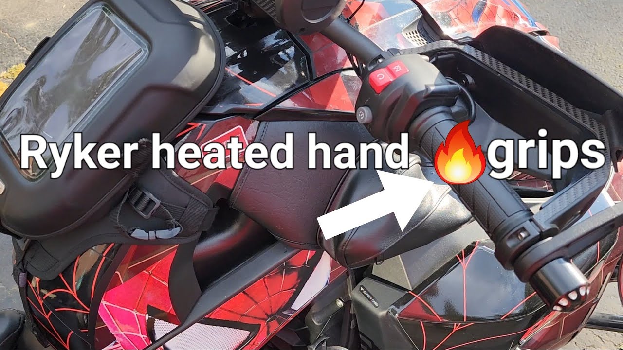 Can-Am Ryker: Heated hand grips installation! Shout out to SHOWCHROME ...