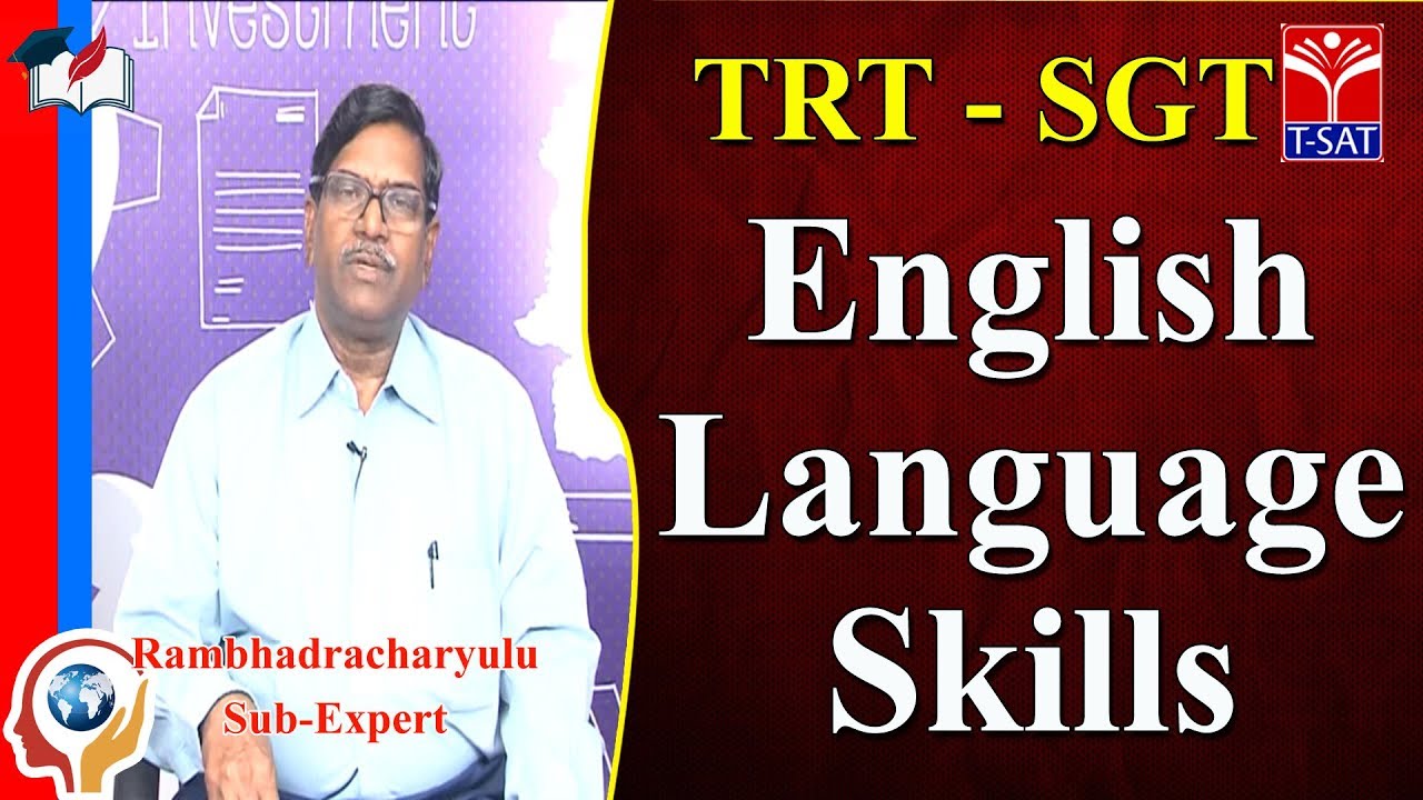 TRT - SGT || English - English Language Skills || Rambhadracharyulu ...