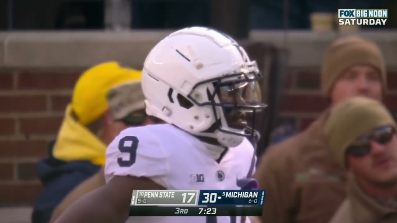 Michigan RB Blake Corum 61 Yard TD vs Penn State | 2022 College ...