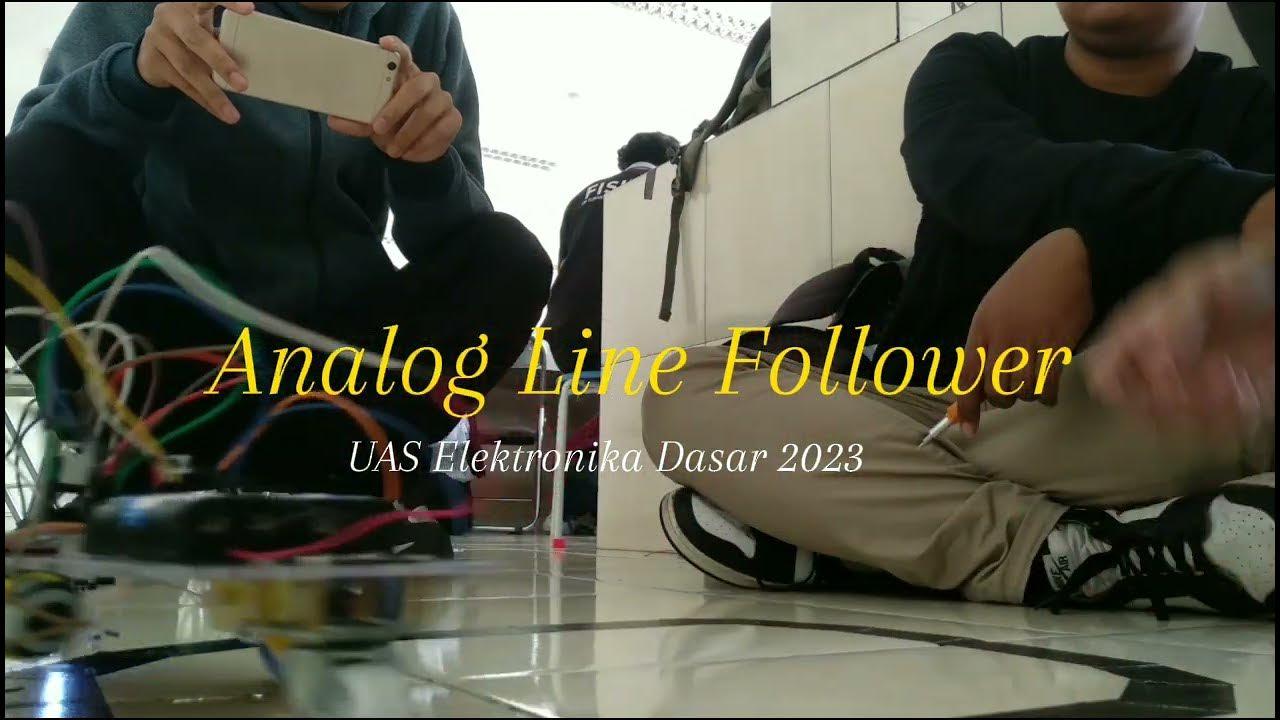 Robot Analog Line Follower - UAS Elektronika Dasar Fisika 2023 - YouTube