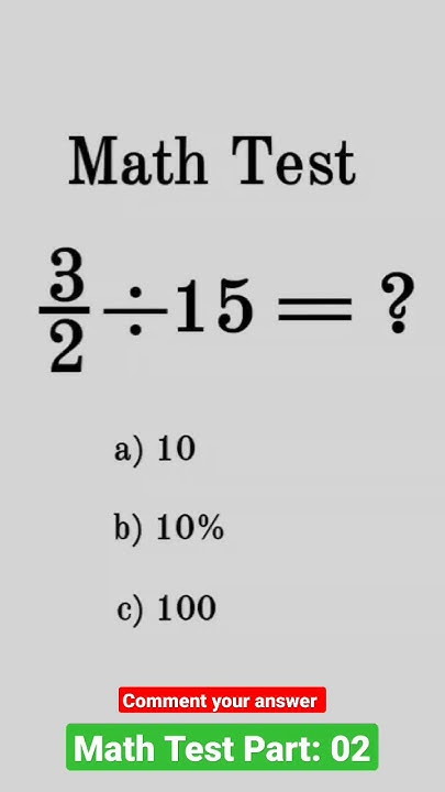 Math Test Part: 02|Maths|#maths |#tricks |#shorts #mathsshorts #easy ...