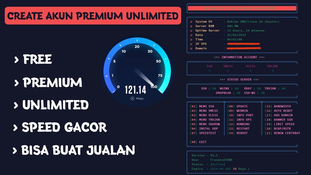 Cara Membuat SSH Premium - YouTube