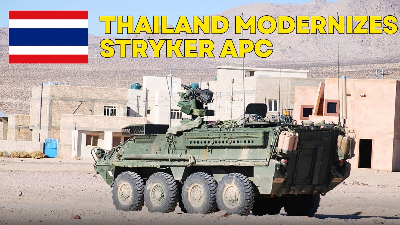 Thailand modernizes Stryker armored personnel carriers - YouTube