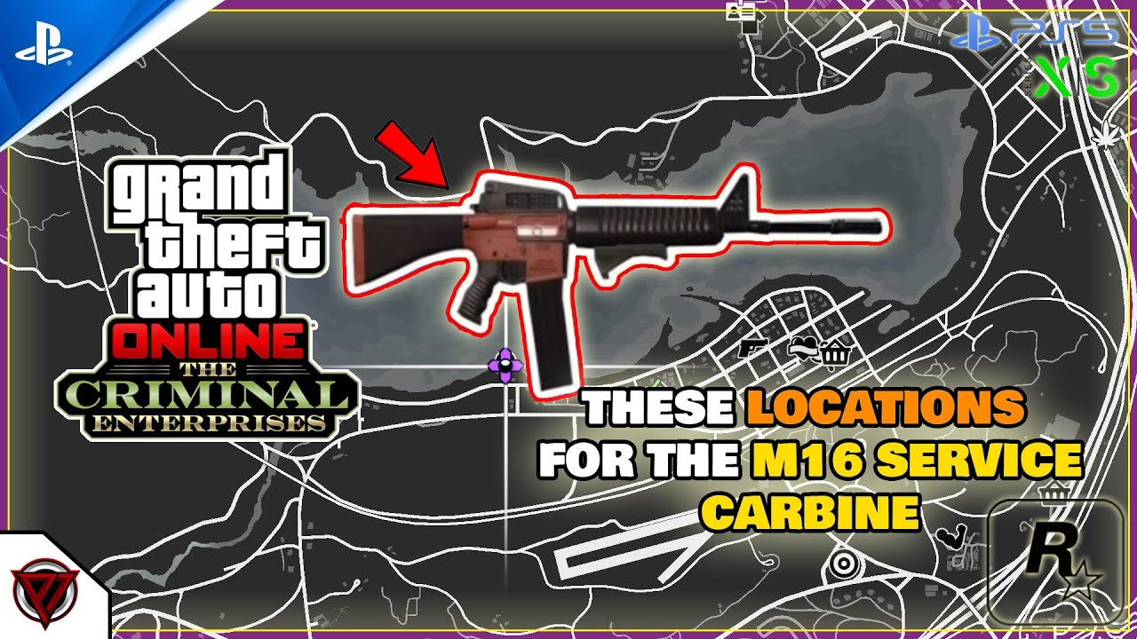 GTA 5 Online The Criminal Enterprises Service Carbine (Locations With ...