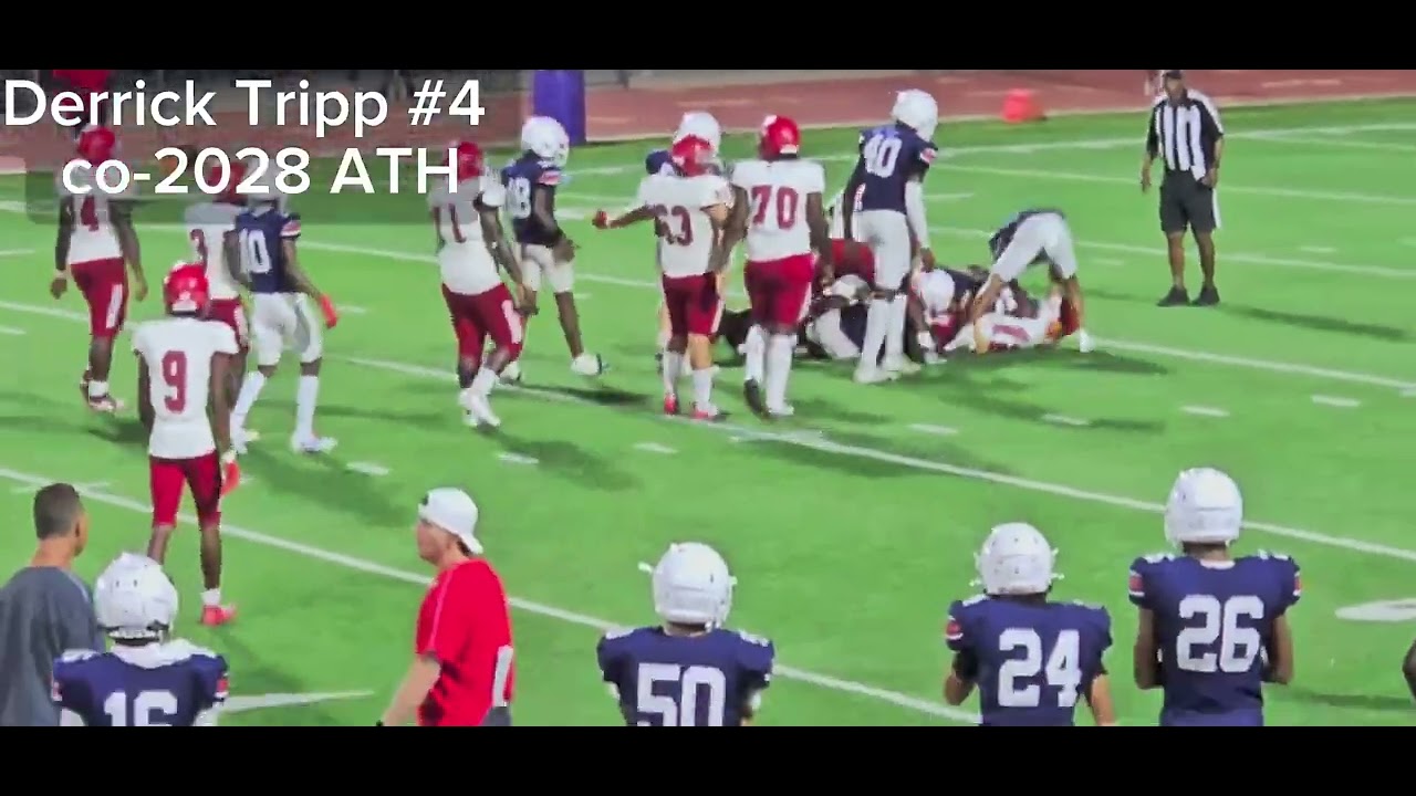 Derrick Tripp II Freshman football highlights. Class of 2028 - YouTube