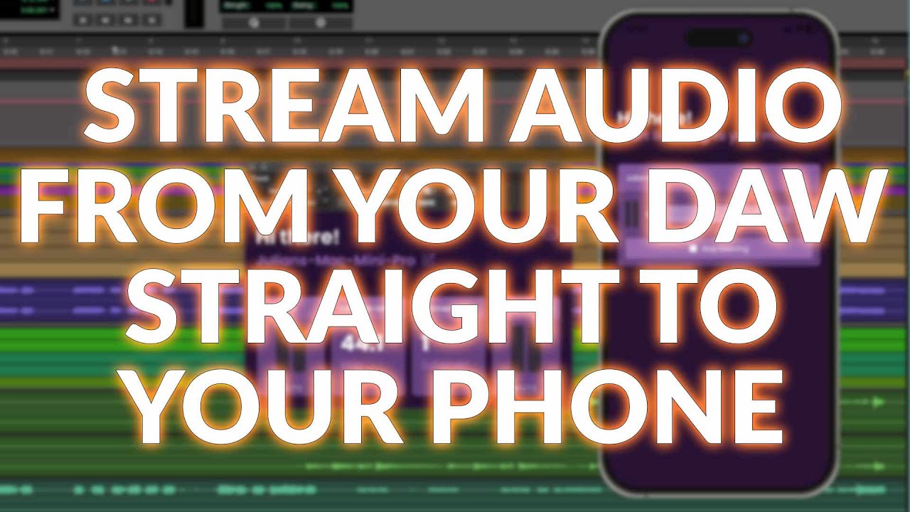 Mix To Mobile - Stream audio straight from your DAW to your phone - YouTube