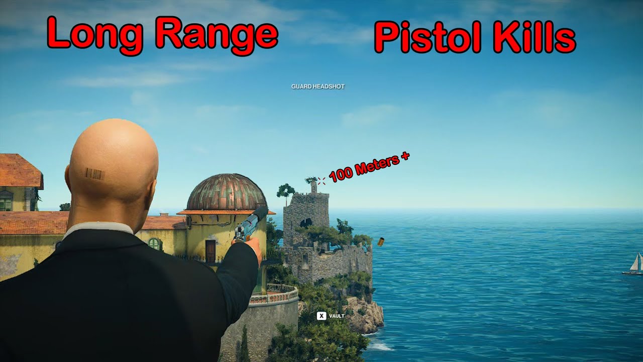 HITMAN - Long Range Pistol Kills ft ICA19 Silverballer Compilation ...