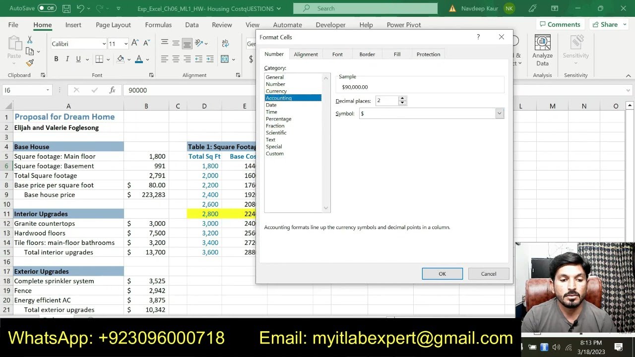 Exp19_Excel_Ch06_ML1_Housing_Cost | Excel Chapter 6 Mid-Level 1 - Housing Cost - YouTube