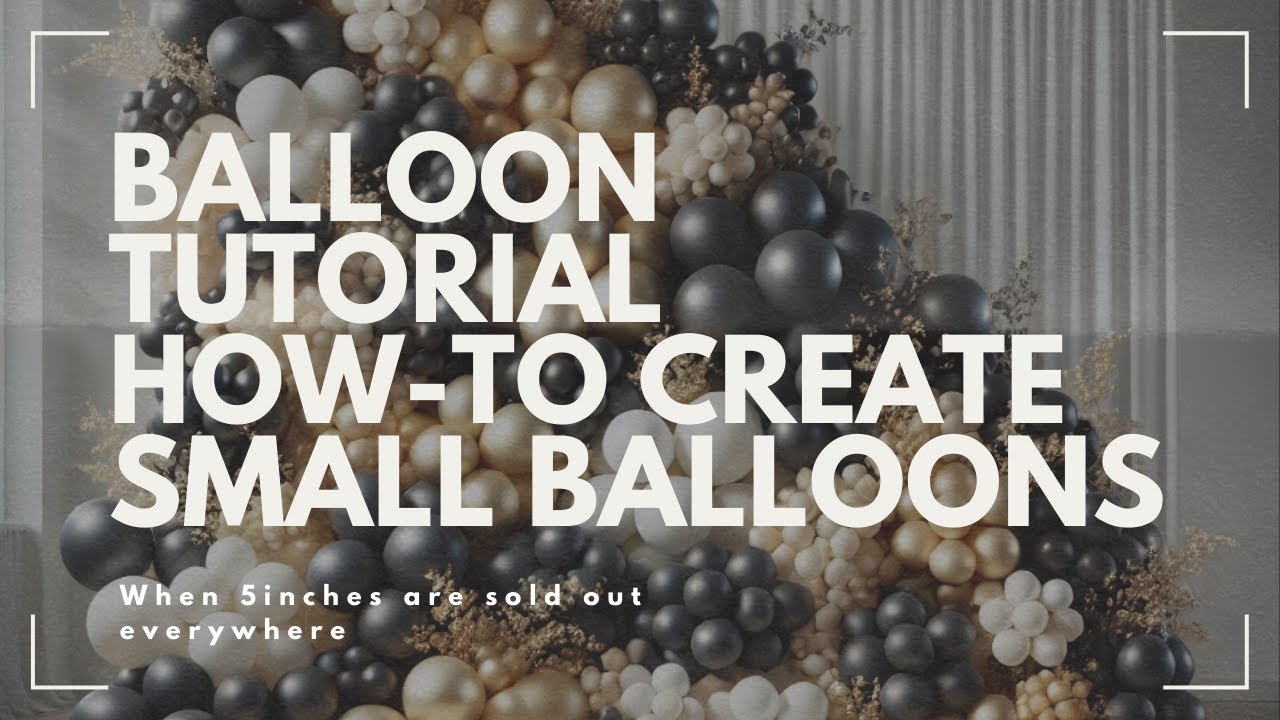 How to Create 5inch Quads Using 11inch Balloons -DIY - YouTube