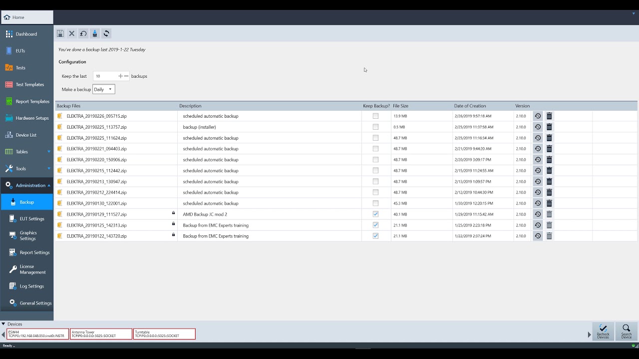 Getting to Know ELEKTRA: Backing up an ELEKTRA Database - YouTube