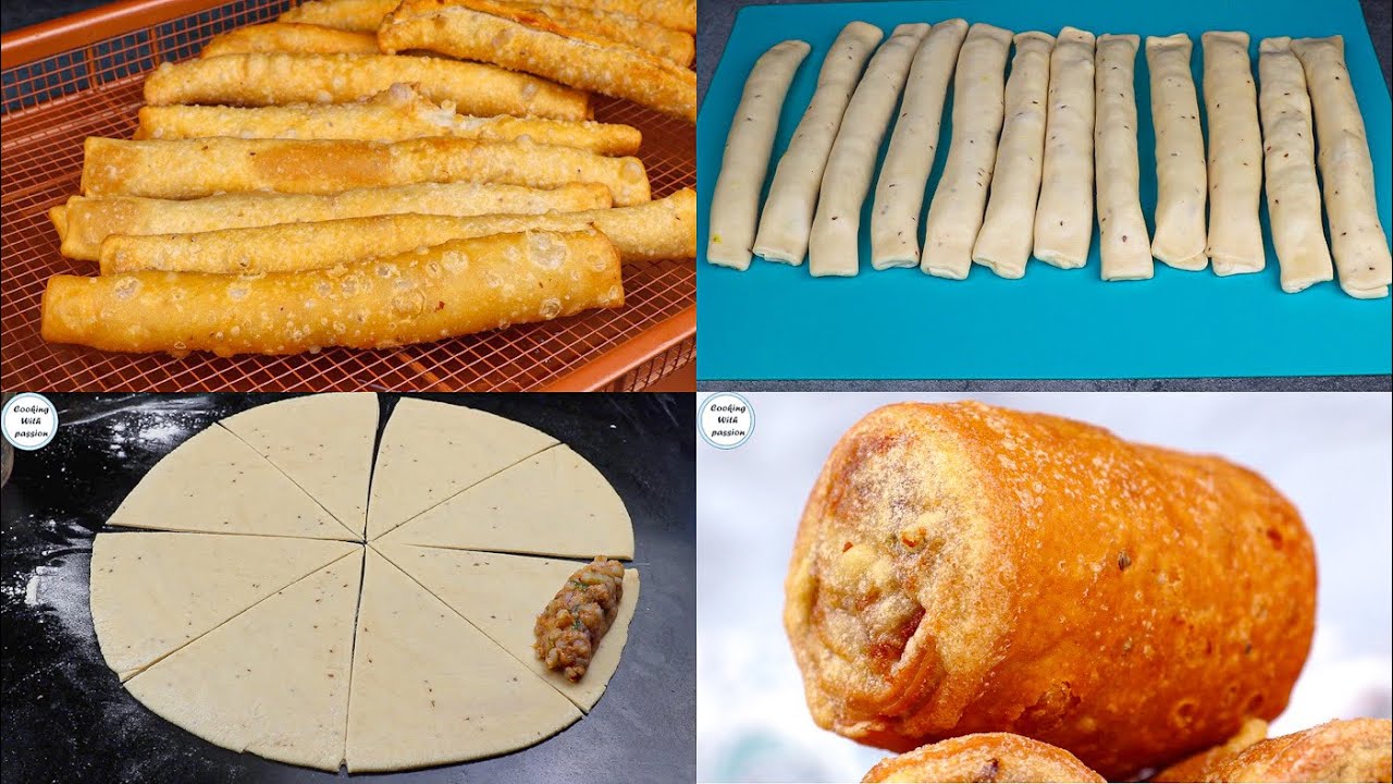 2 Special Samosa step by step recipe with Tips, Aloo Samosa Roll ...