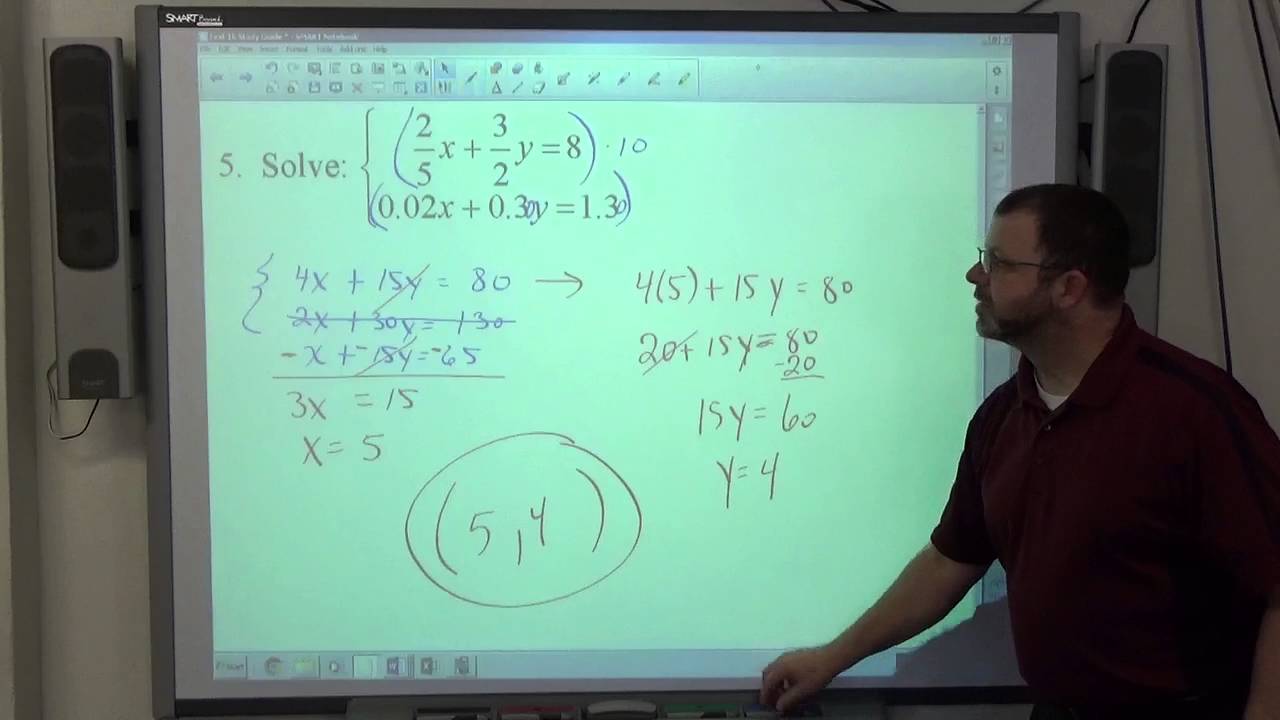 Algebra II Test 16 Study Guide - YouTube