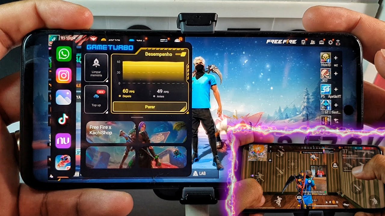 REDMI NOTE 9S GAME TURBO+SUPER COOLER NO FREE FIRE ULTRA 60 Hz - YouTube