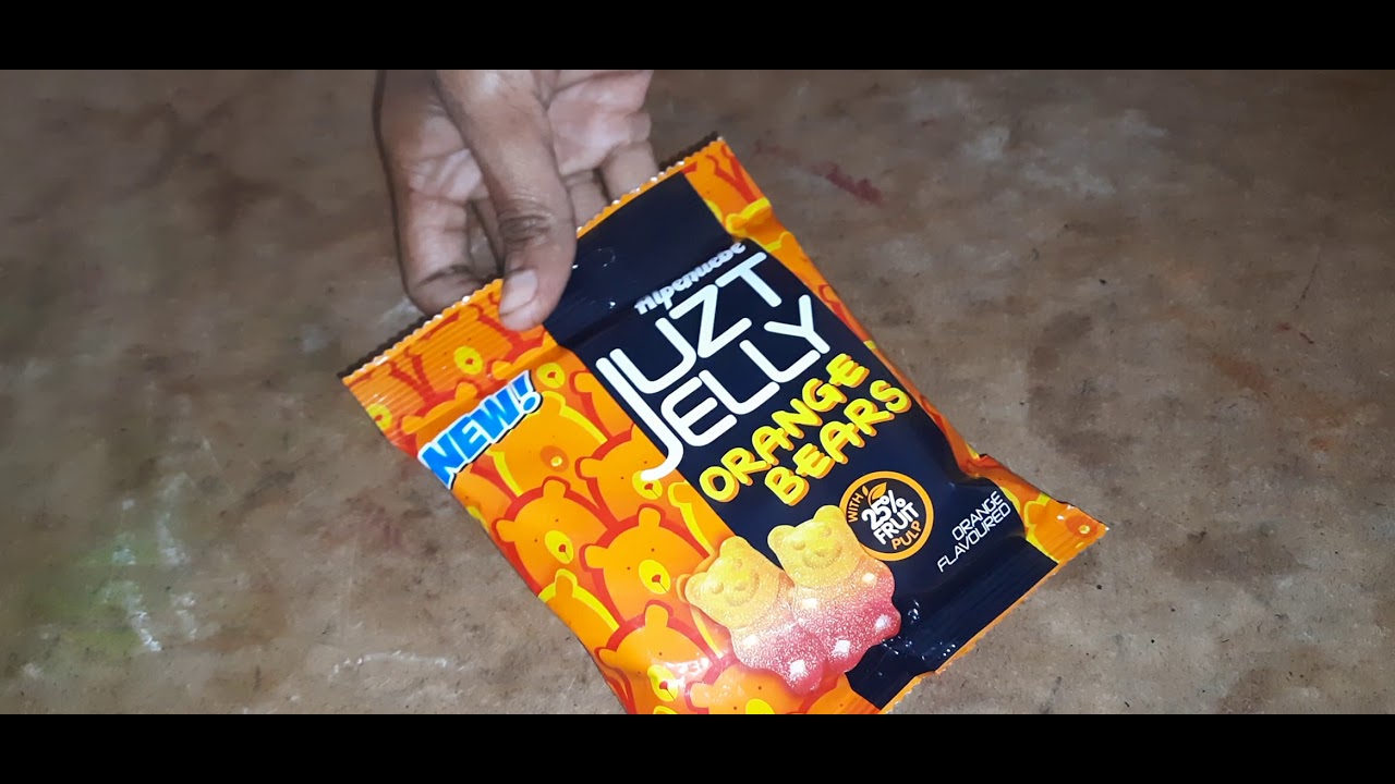 Unboxing my new Alpenliebe Just Jelly Orange Bears - YouTube