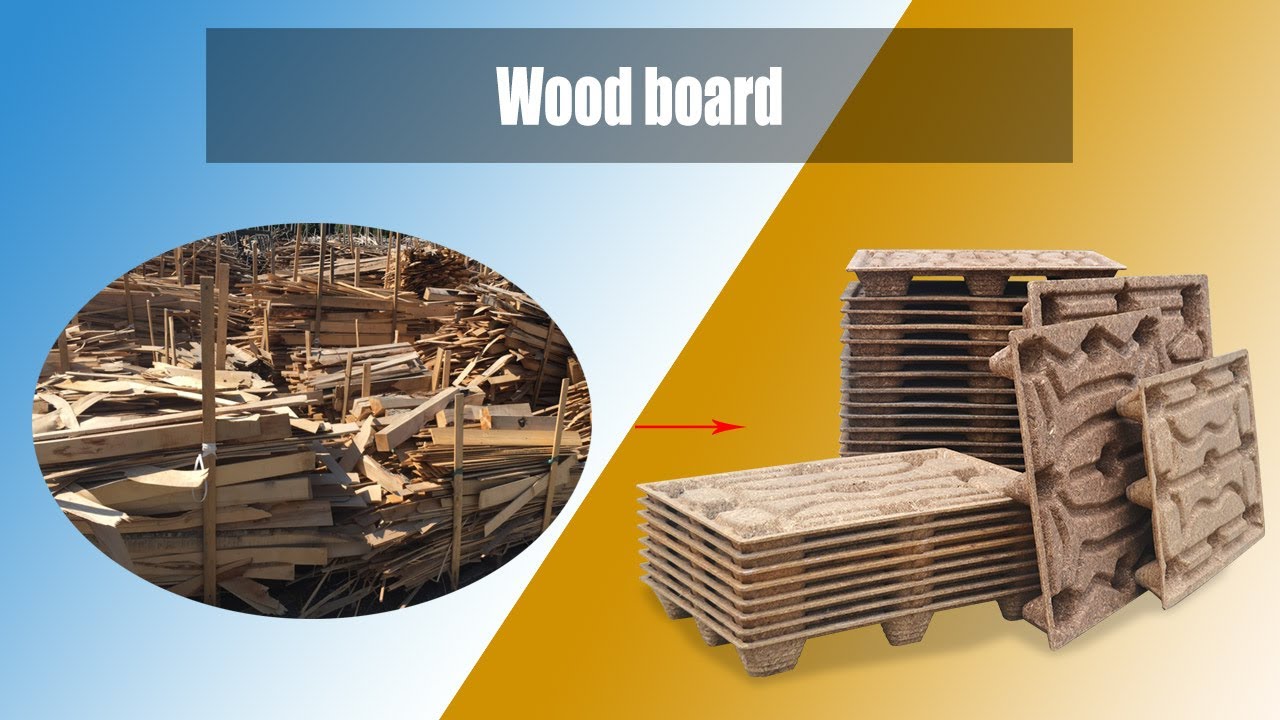 Raw Materials for Presswood Pallets and Stacking Pressed Wood Pallets ...