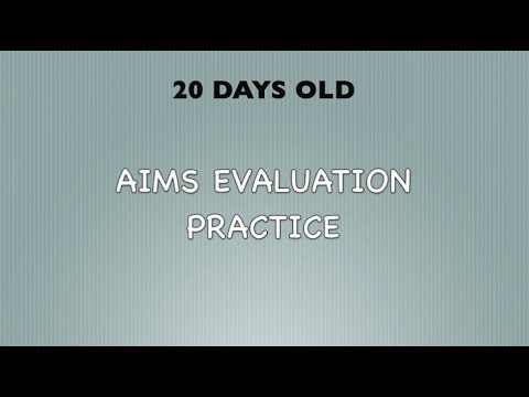 AIMS Evaluation 0 to 3 Months Observation Case 3 - YouTube