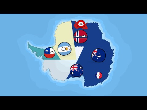History of Antarctica - Countryballs