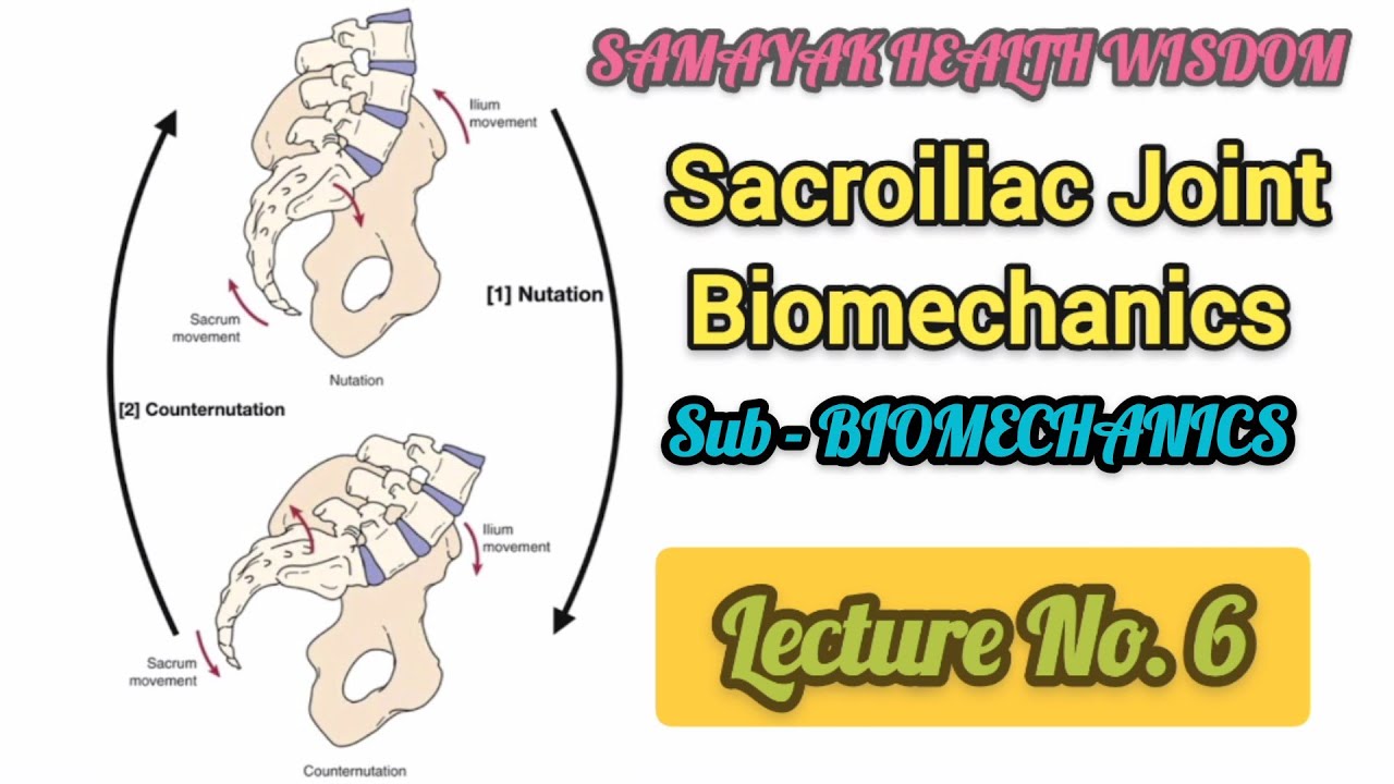 Nutation & Counter Nutation || SI Joint Movements || Biomechanics || Dr ...