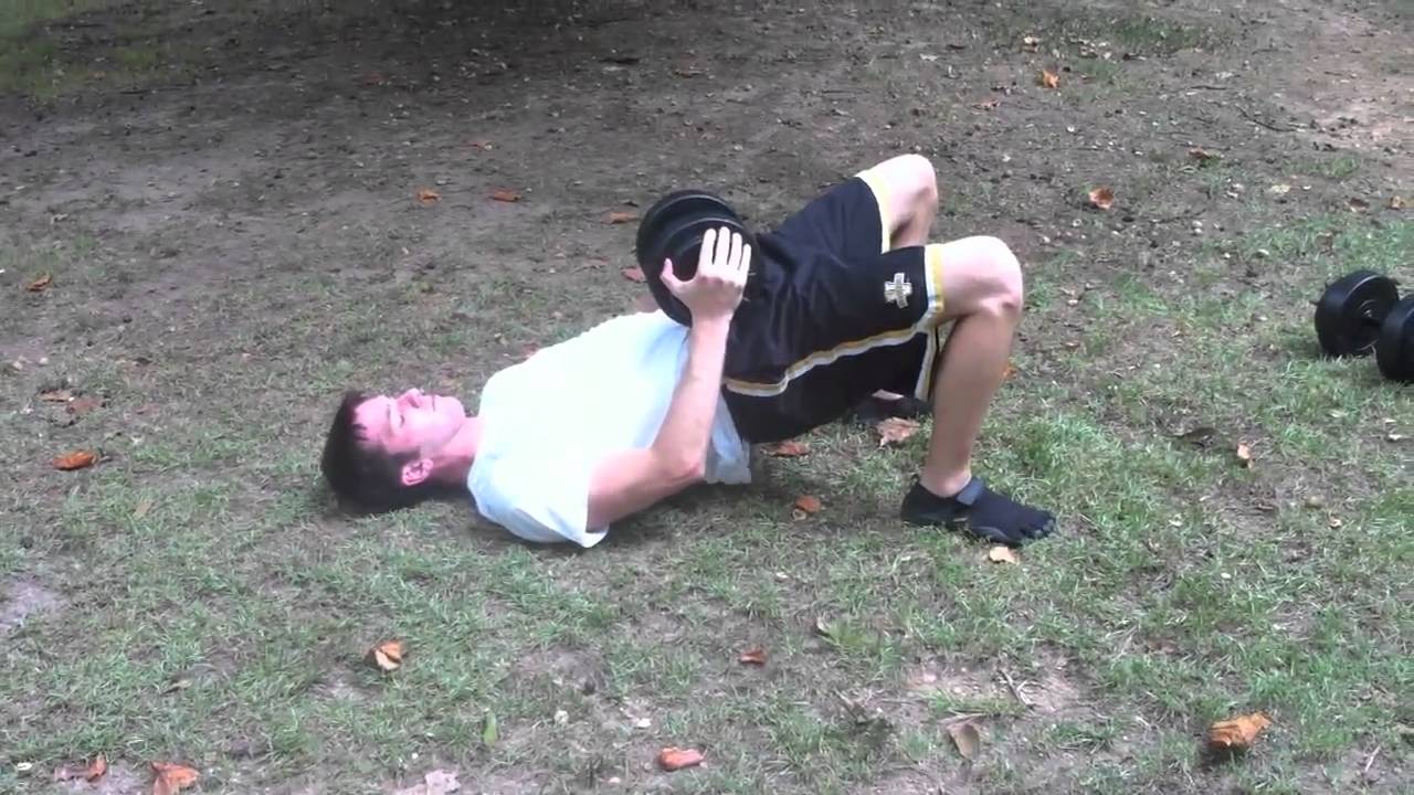 Weighted Hip Raises - YouTube
