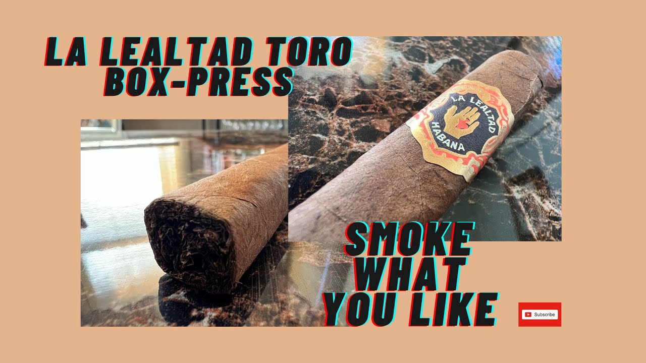 La Lealtad Toro Box Press Cigar - YouTube