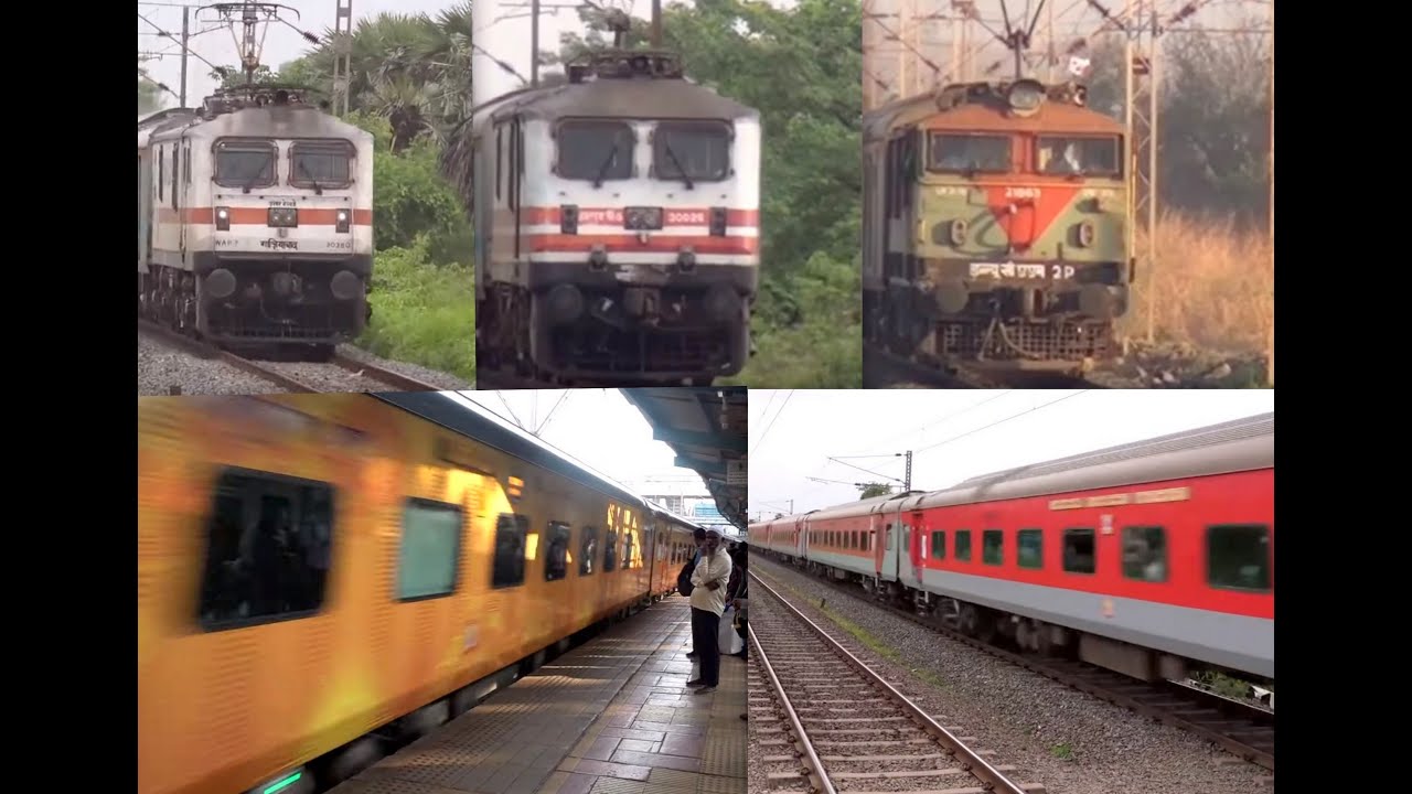 Golden Jubilee Tribute To Mumbai Rajdhani Express - From Old To New ...