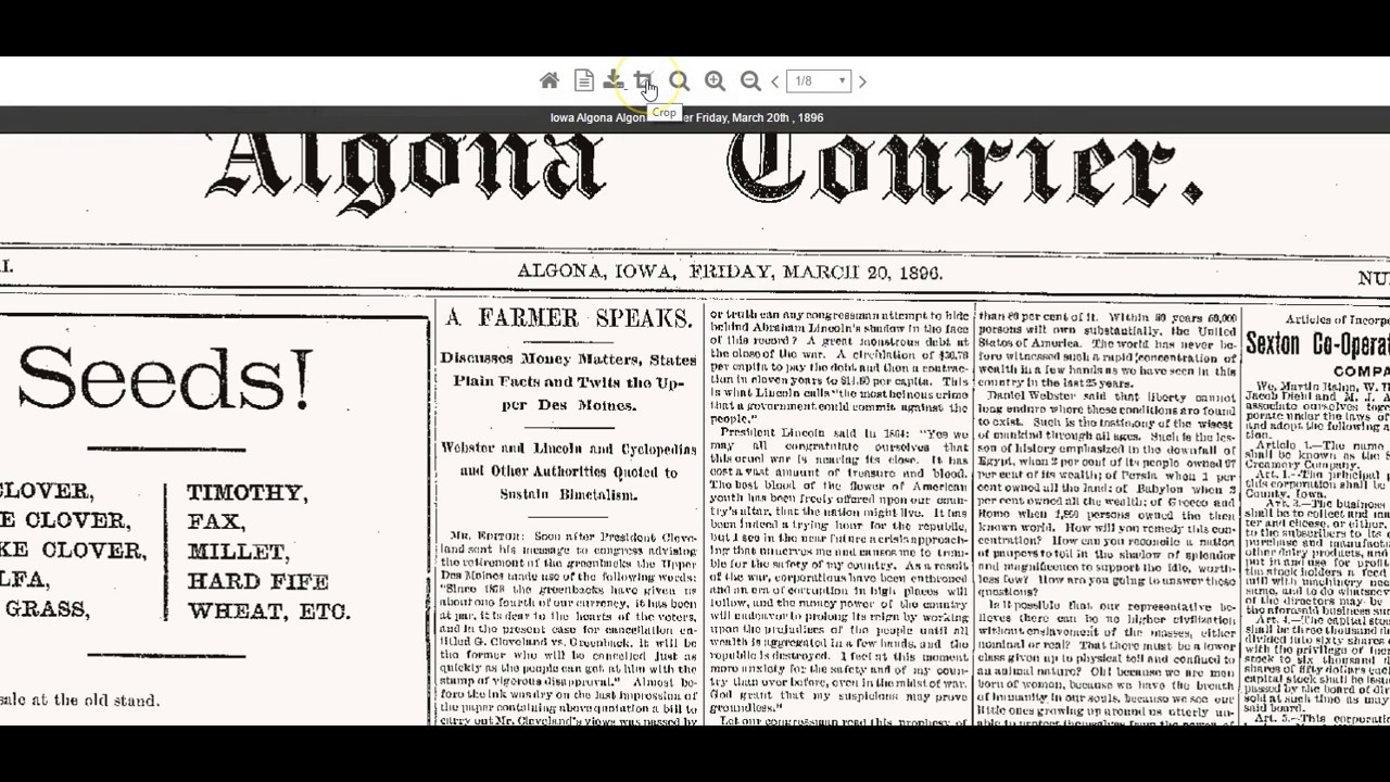 Newspaper Page Image Handling - YouTube