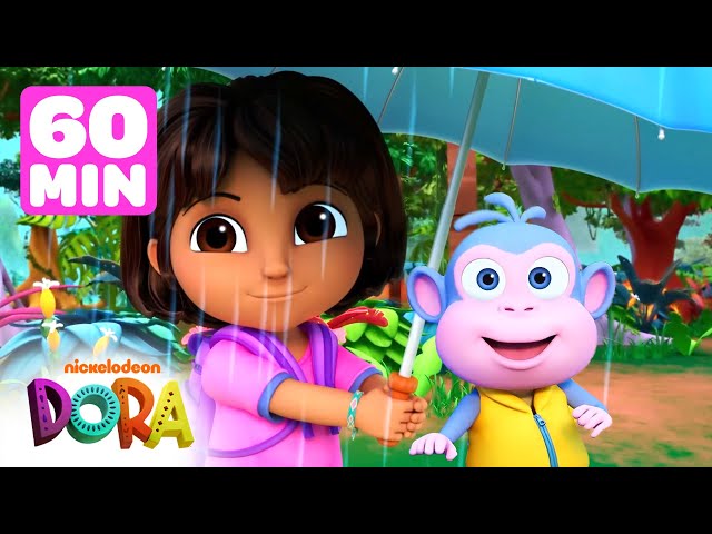 Dora’s Rainy Day Adventures for 60 Minutes! | Dora & Friends - Videos ...