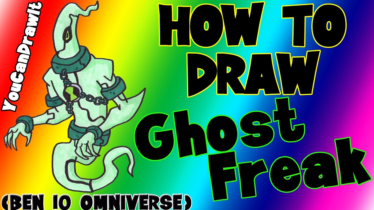 How To Draw Ghostfreak from Ben 10 Omniverse YouCanDrawIt ツ 1080p HD ...