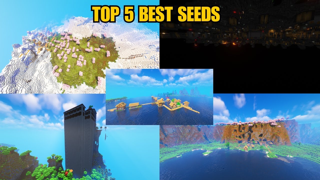 Top 5 COOL SEEDS for Minecraft 1.20.1! JAVA - YouTube