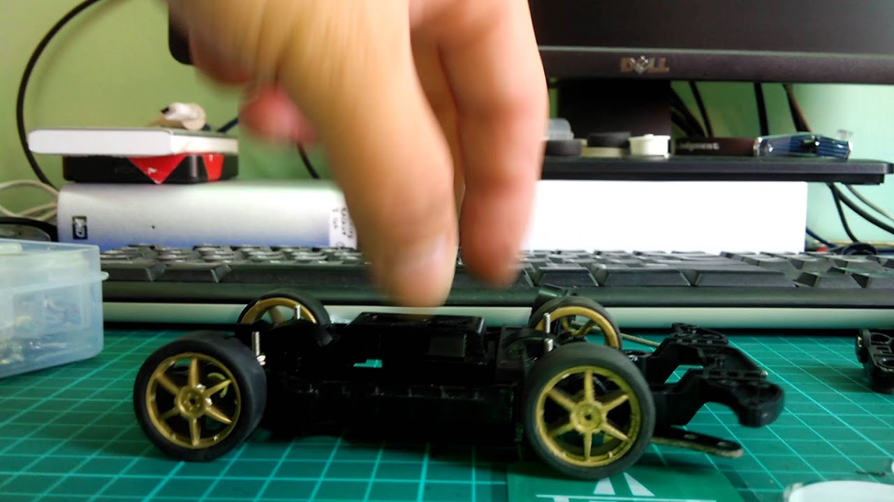 Tamiya Mini 4wd MS Chassis Suspension Prototype - YouTube