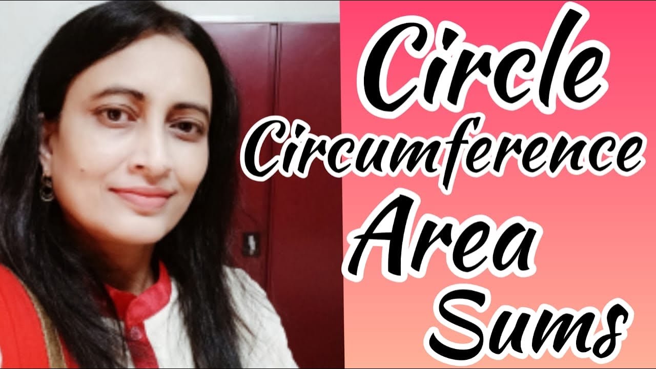 Vid 80| Circles |Area and Circumference of a circle | Class seven sums ...