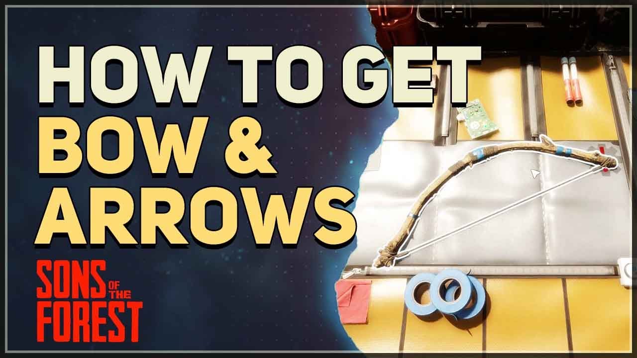 How to get Bow & Arrows Sons Of The Forest - YouTube