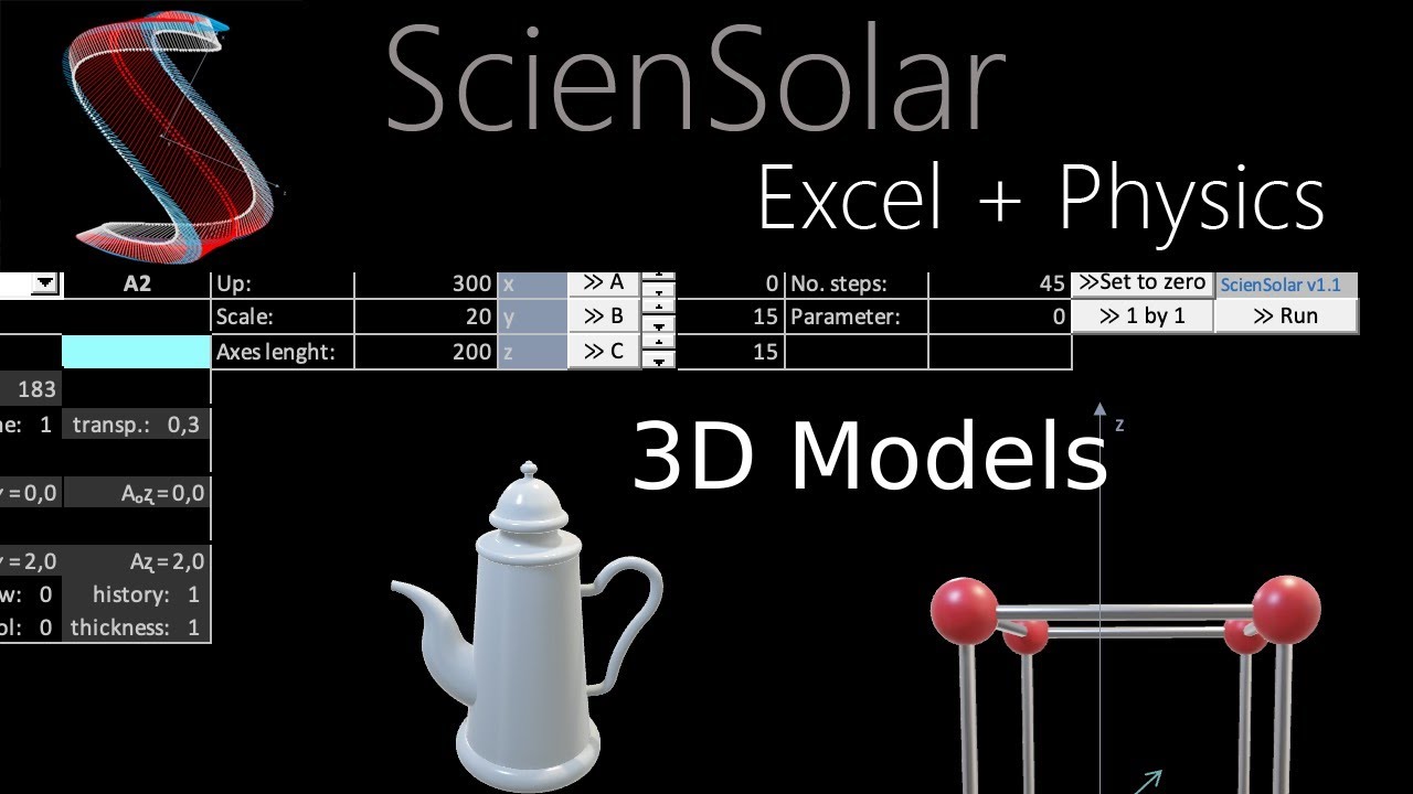 Modelos 3D en Excel - YouTube