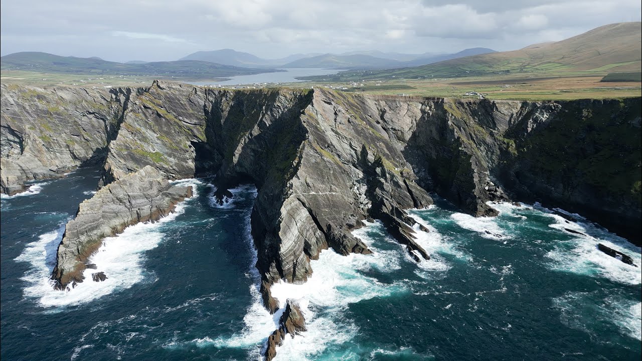 Drone Flight Above Ireland's Spectacular Landscape - YouTube