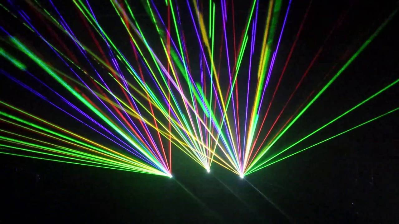 XHR RGB Full Color Laser Light Show,Stage Diso DJ Laser Lighting - YouTube