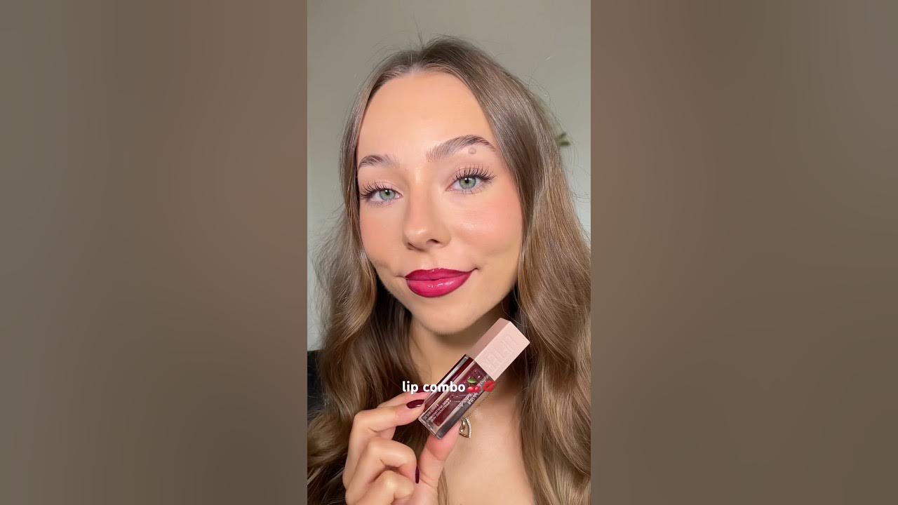 Lip combo of the day🍒 #lipcombo #makeup #shorts - YouTube