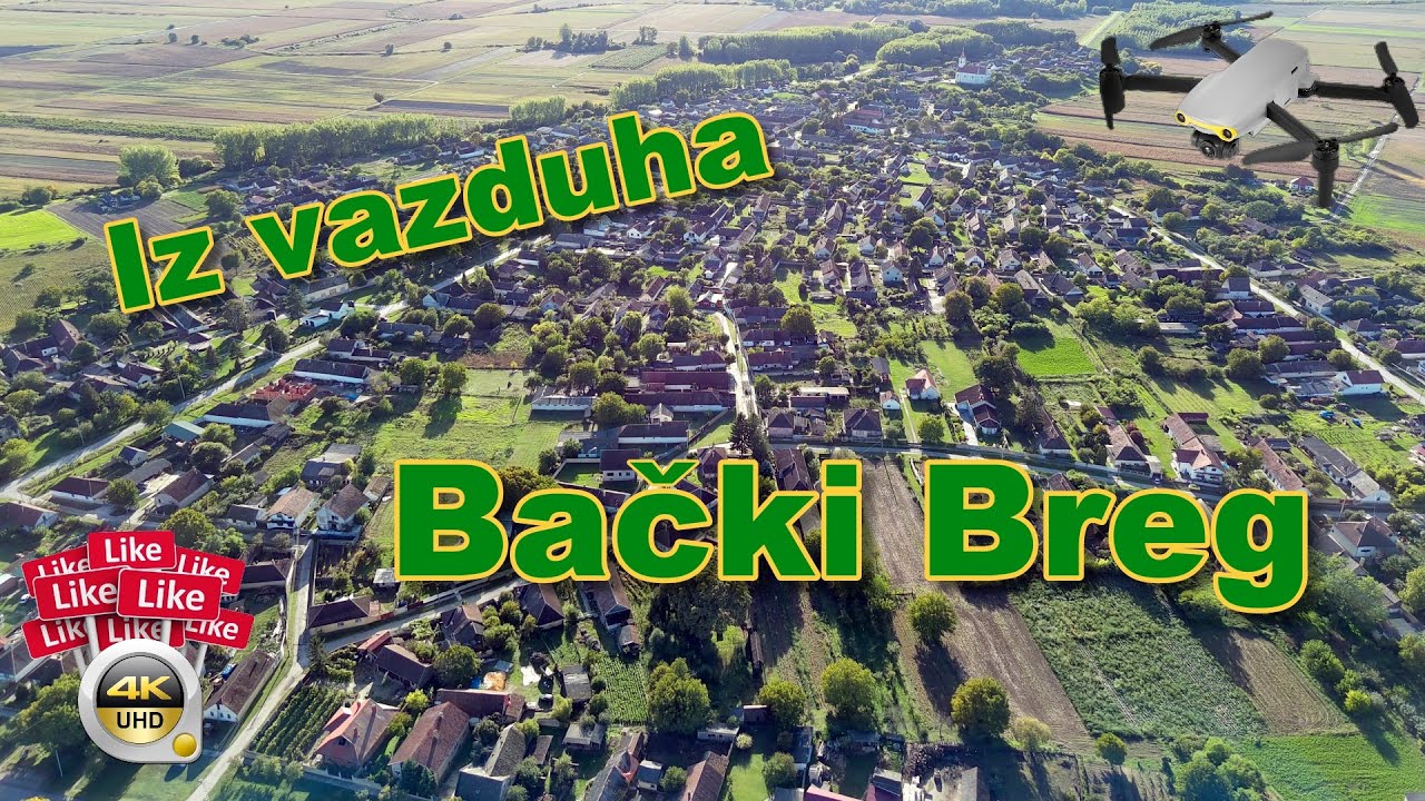 Iz vazduha Bački Breg - YouTube