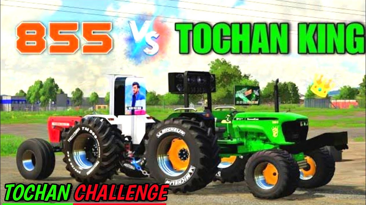 Swaraaj 855 vs Tochan King - Tochan Challenge 🤫 | Farming Simulator 22 ...