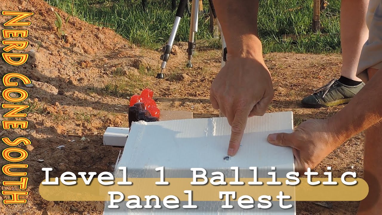Level 1 Ballistic Resistant Panel Test - YouTube