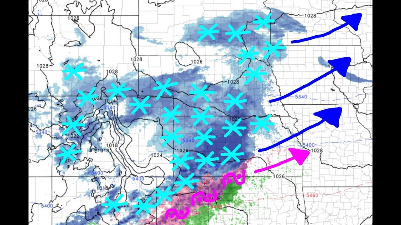 Winter Storm Cait Update! Heavy Snow Continues, Ice Threat for TX, OK ...